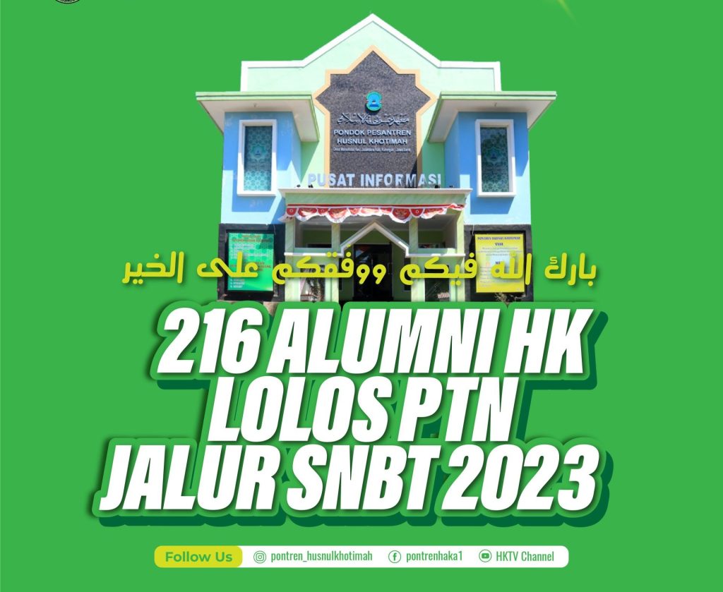 Prestasi Memukau: 216 Alumni Pondok Pesantren Husnul Khotimah Lulus ...